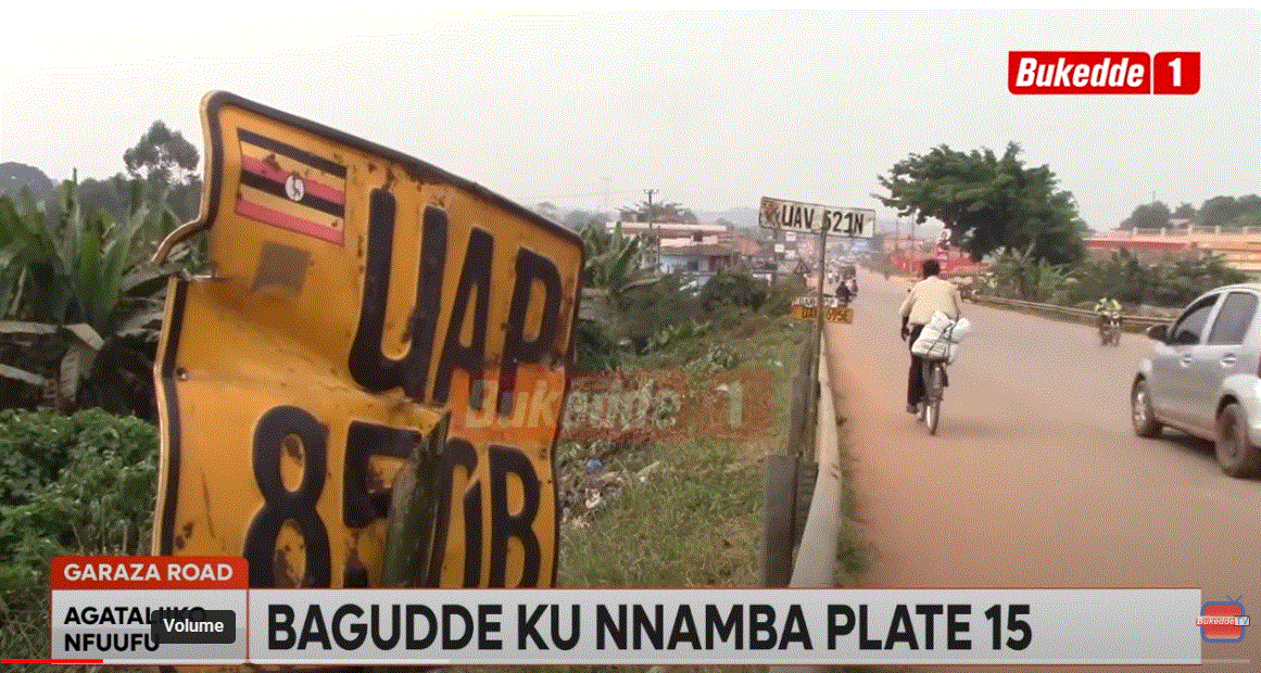 Agataliikonfuufu ABA UNRA BAGUDDE KU NUMBER PLATES NGA ZIKWE