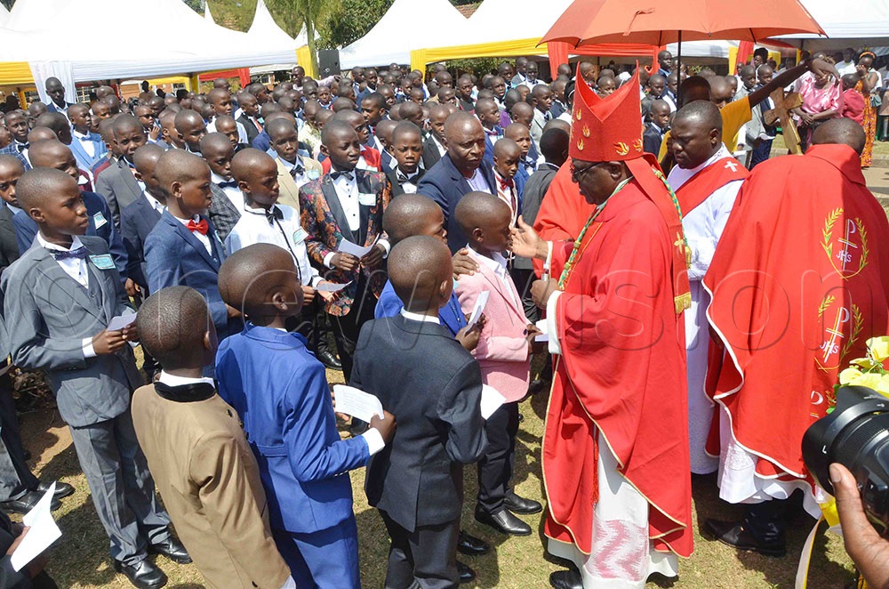 📸 IN PICTURES: Archbishop Ssemogerere confirms over 1000 p
