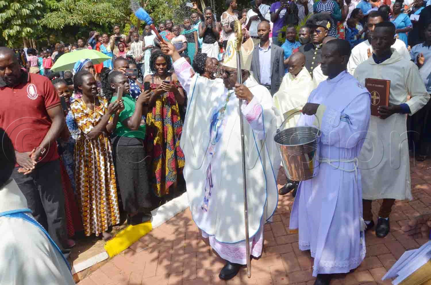Hundreds gather at Kiwamirembe to celebrate Assumption Day