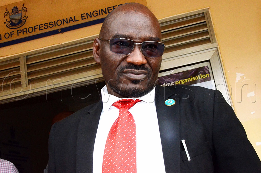 New UIPE president outlines priorities for engineers - New Vision Official