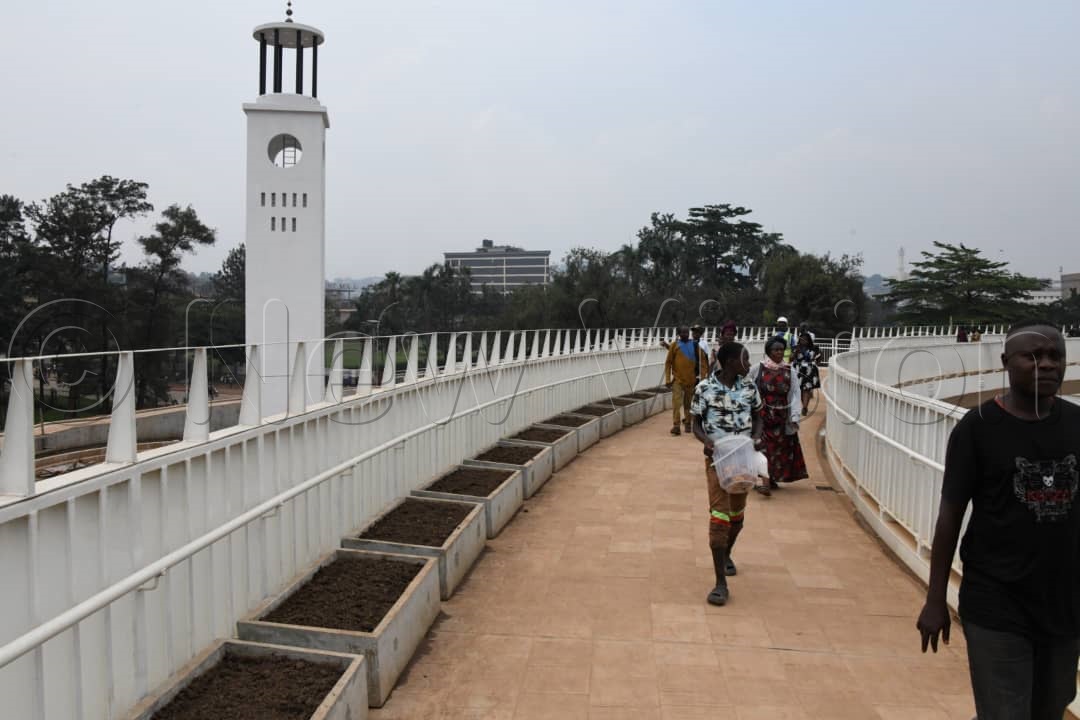 Kampala Flyover pedestrian footbridge opened to public - New Vision ...