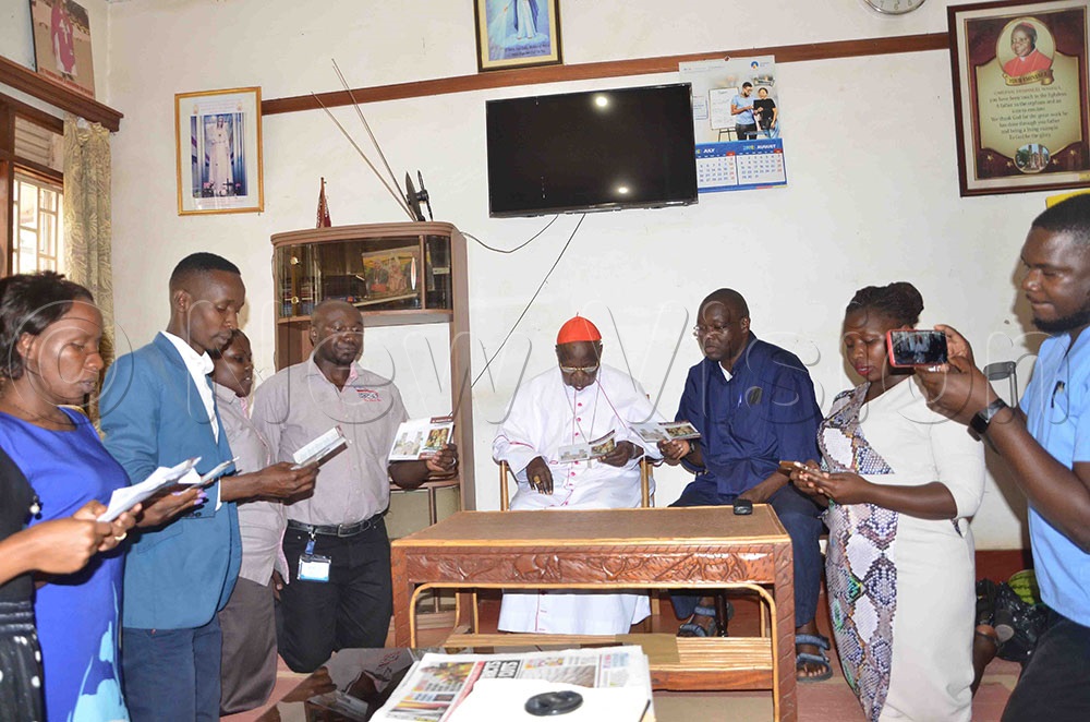 Cardinal Wamala asks youth to always pray together - New Vision Official