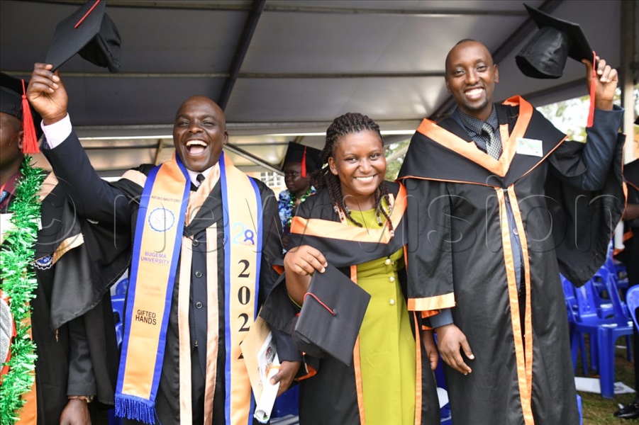 Over 1,000 graduate at Bugema University - New Vision Official