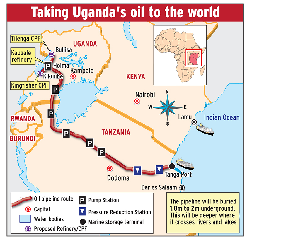Tanzania receives first oil pipes for EACOP project - New Vision Official