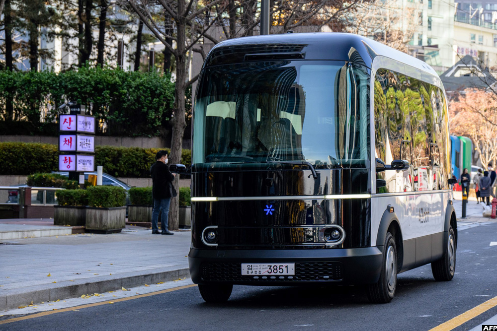 South Korean capital launches self-driving bus experiment - New Vision ...