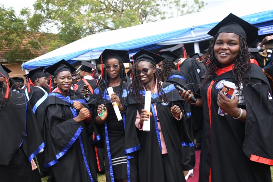Over 1,000 graduate at Bugema University - New Vision Official