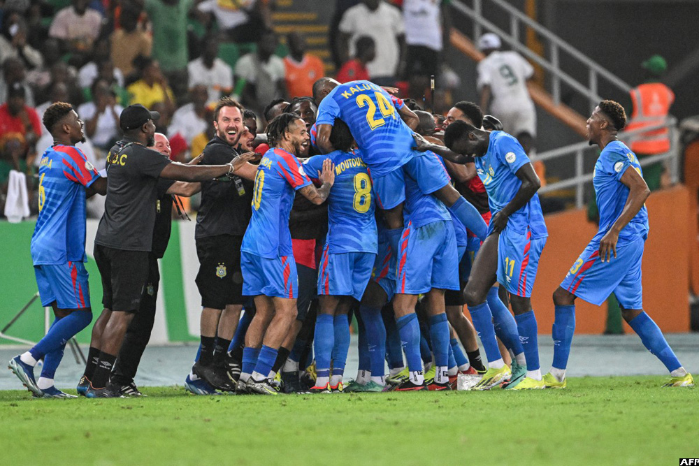 📸 PICTURES: DR Congo beat Guinea to reach AFCON semifinals