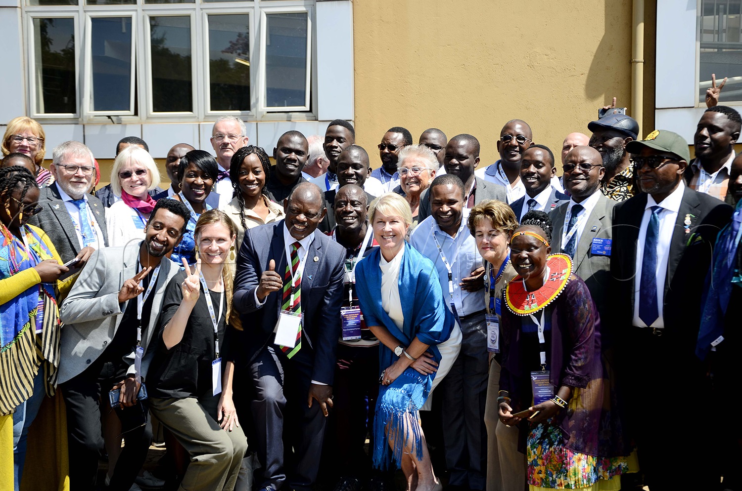 RI president Jones opens Rotary Peace Centre at Makerere - New Vision ...