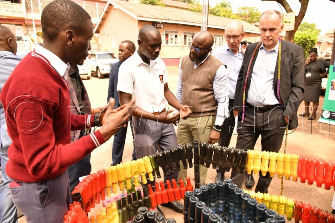 Kololo SSS Green project students host Swedish Envoy - New Vision Official