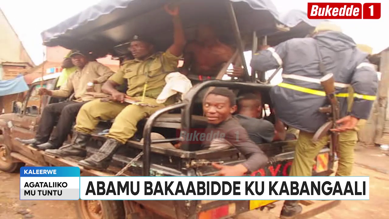 Ttuntu Poliisi ekoze ekikwekweeto ku bavubuka abakola effu