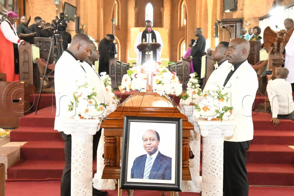 📷 Late Dr Kiyingi funeral service underway at Namirembe Cat