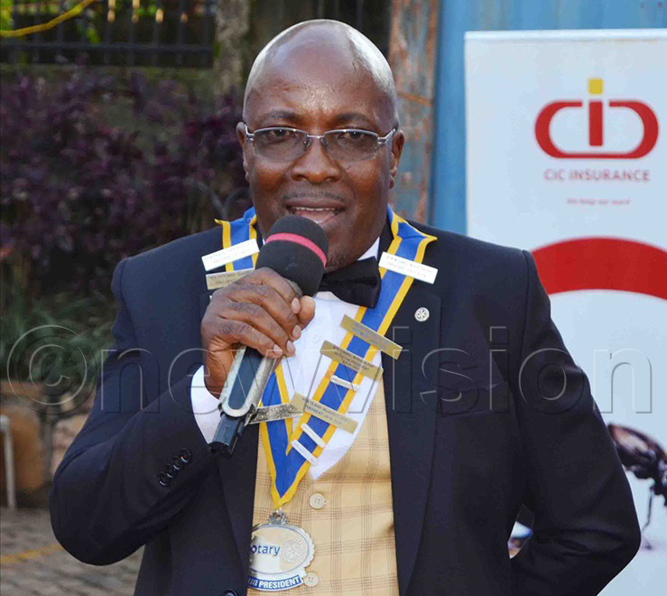 Godfrey Tenywa is 21st president of Rotary Club of Kajjansi - New ...