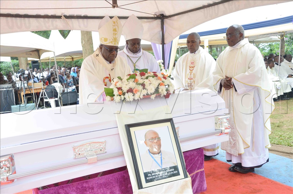 Fr Deo Ssonko laid to rest at Kisubi Seminary