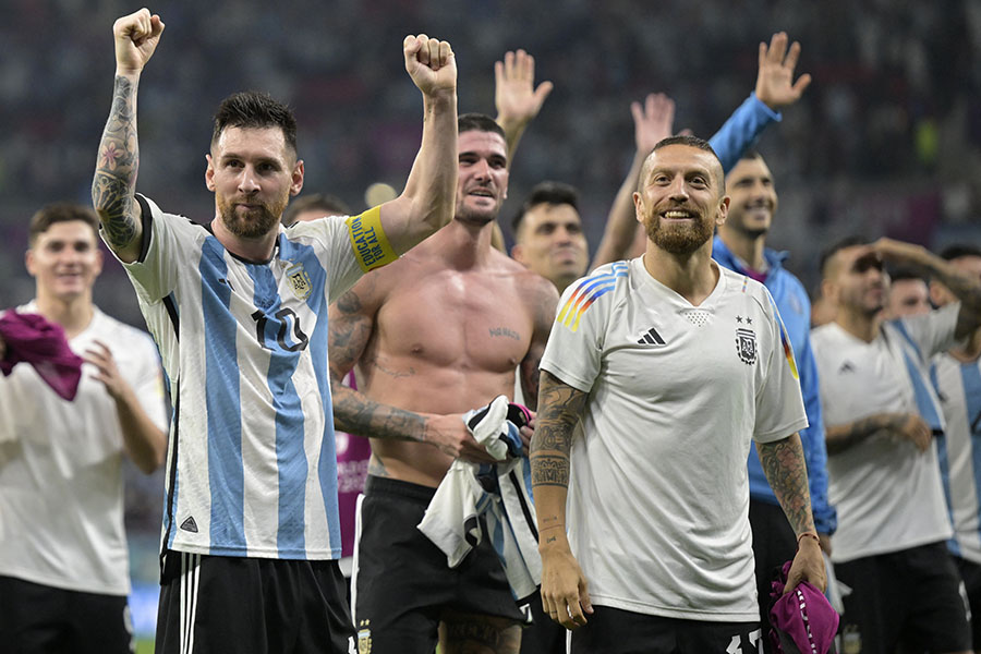 Sports: Messi goal tops off Argentina's homecoming celebrati