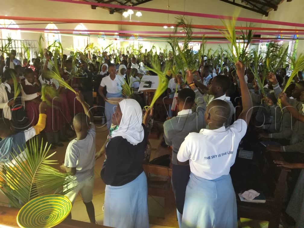 Christians mark Palm Sunday - New Vision Official Christians mark Palm Sunday - New Vision Official