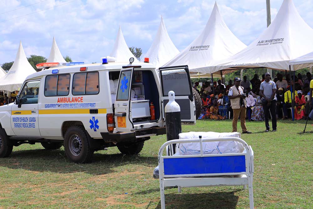 Speaker Among donates healthcare equipment to Bukedea - Bukedde Online ...