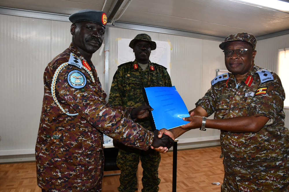 UPDF aviation unit in Somalia changes command - New Vision Official