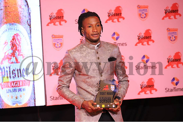 Cesar Manzoki dominates SUPL awards - New Vision Official